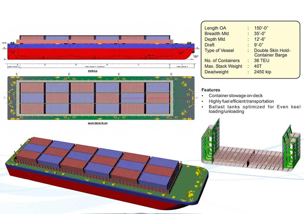 Vessel Type: River Barges - Cybermarine India